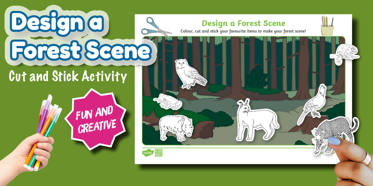 Foundation Phase Life Skills - Design a Forest Scene