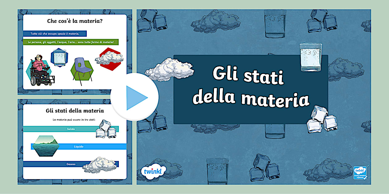 Gli stati della materia - PowerPoint BES (teacher made)