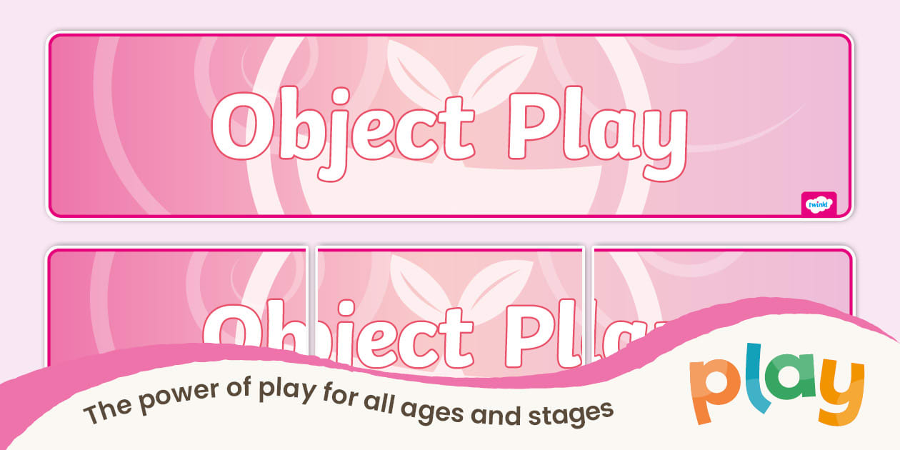 Object Play Icon Display Banner