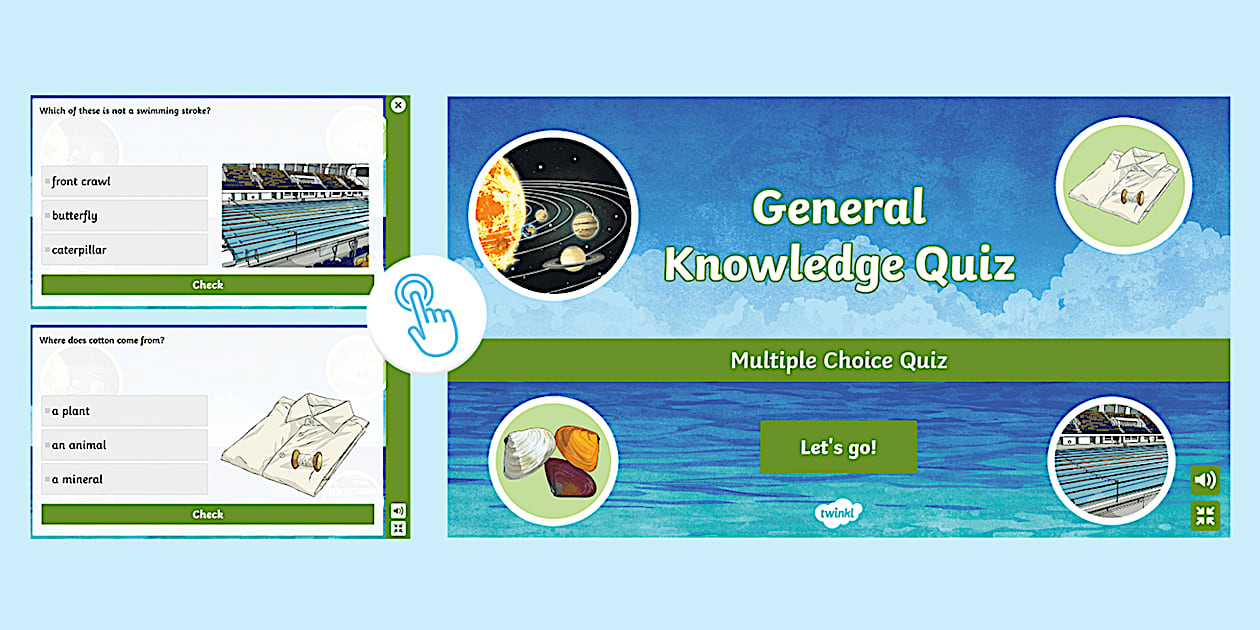 General Knowledge Interactive Quiz for Kids (Lehrer gemacht)