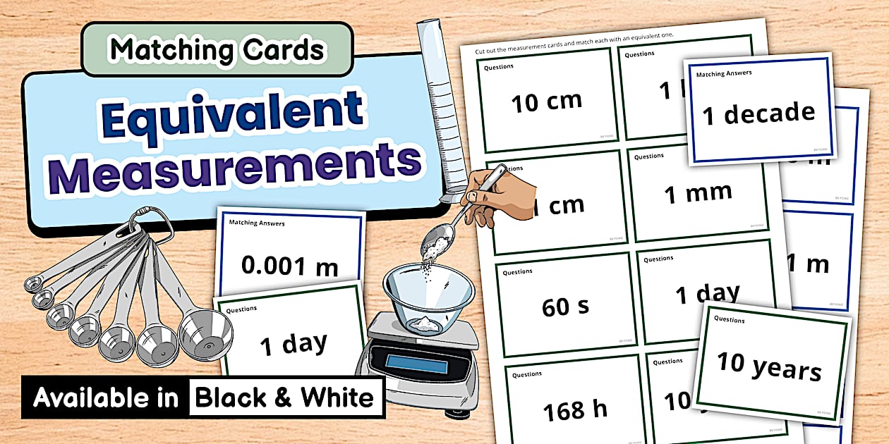 Measurement Equivalence Matching Cards