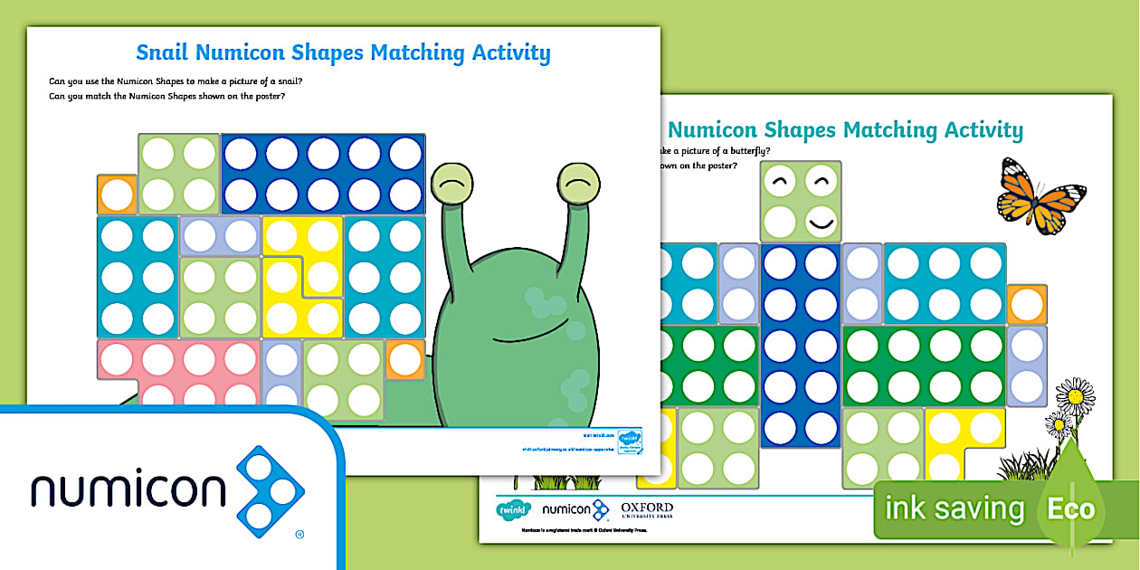 👉 Minibeasts Numicon Shape Matching Activity Pack