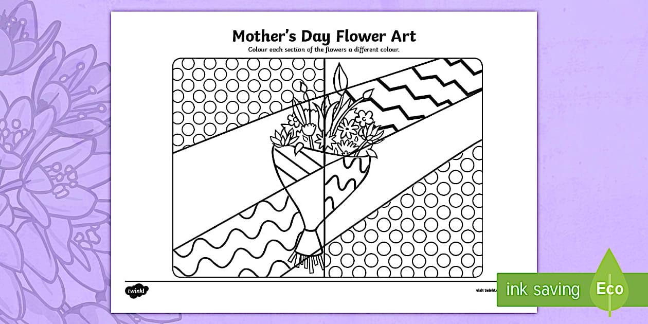 Flower Bouquet | Art Activity for Mother's Day