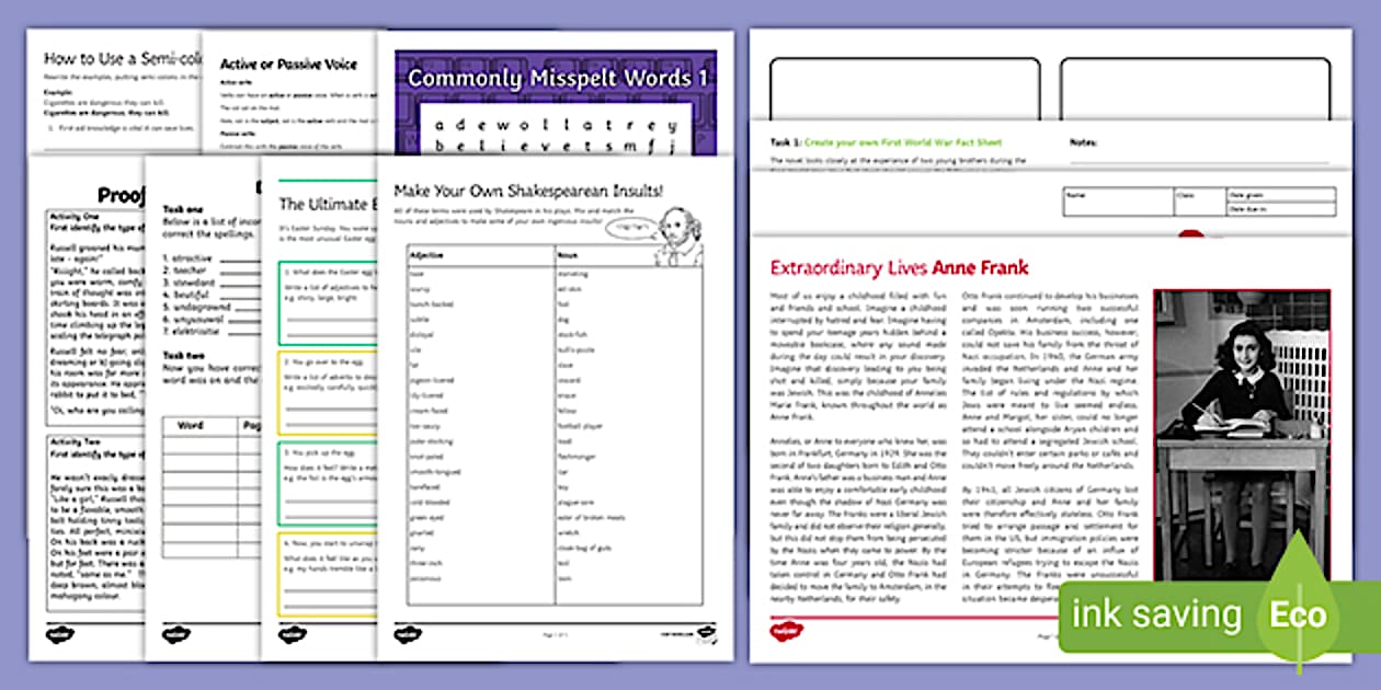 Third Level Literacy and English School Closure Home Learning Resource Pack