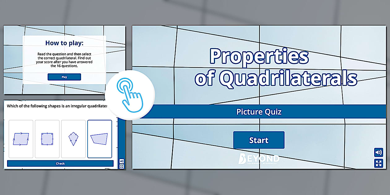 👉 Properties of Quadrilaterals (teacher made) - Twinkl