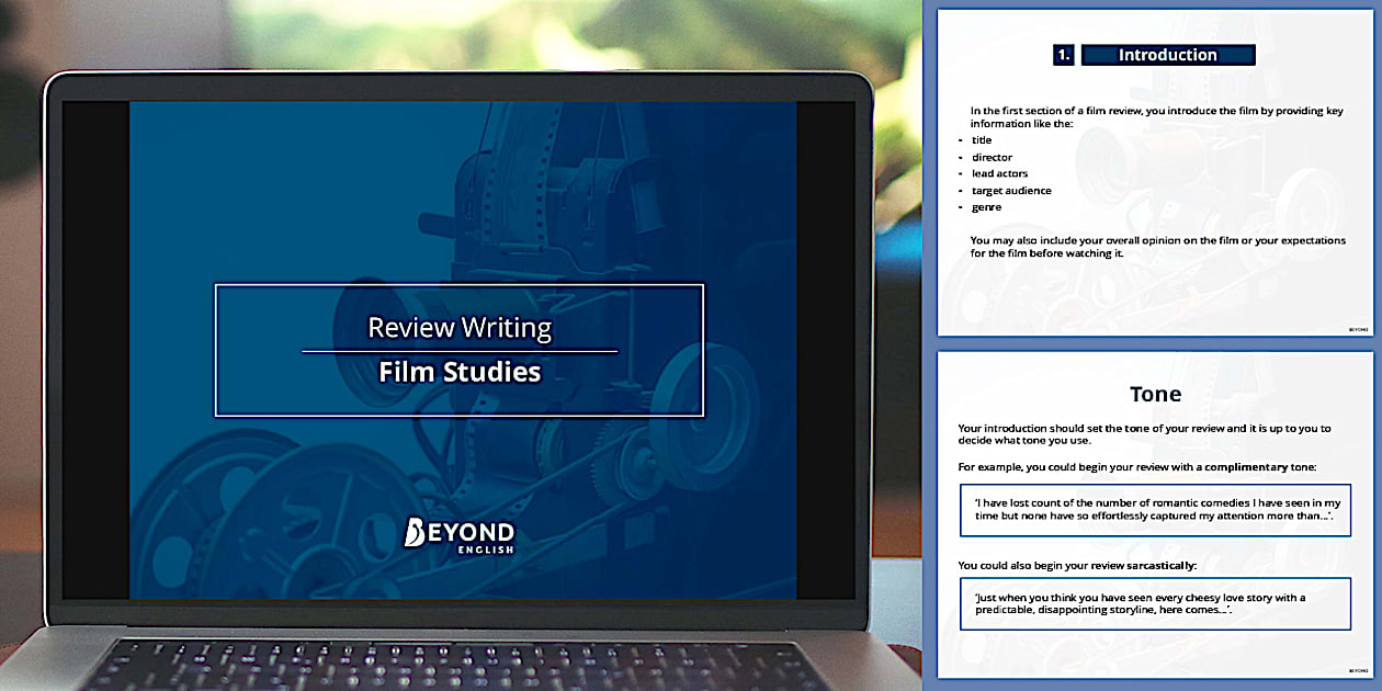 Film Studies - Review Writing PowerPoint - Twinkl
