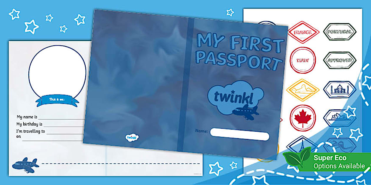 Passport Templates For Kids | Parents Baby & Pregnancy