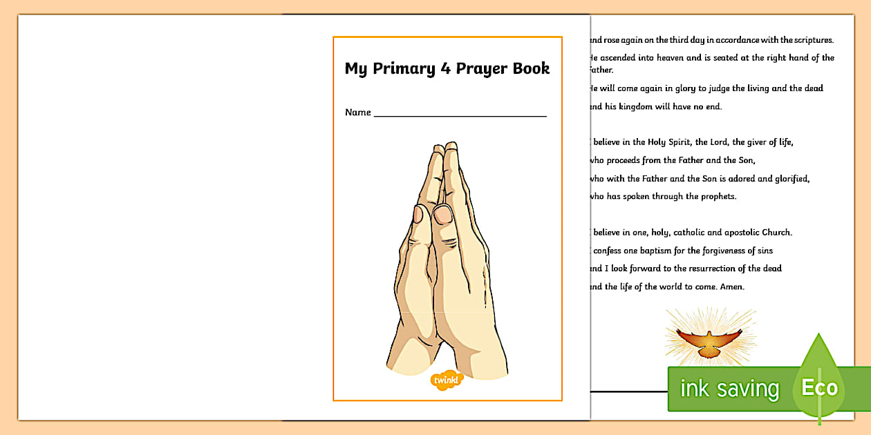 My Primary 4 Prayer Book (teacher made) - Twinkl