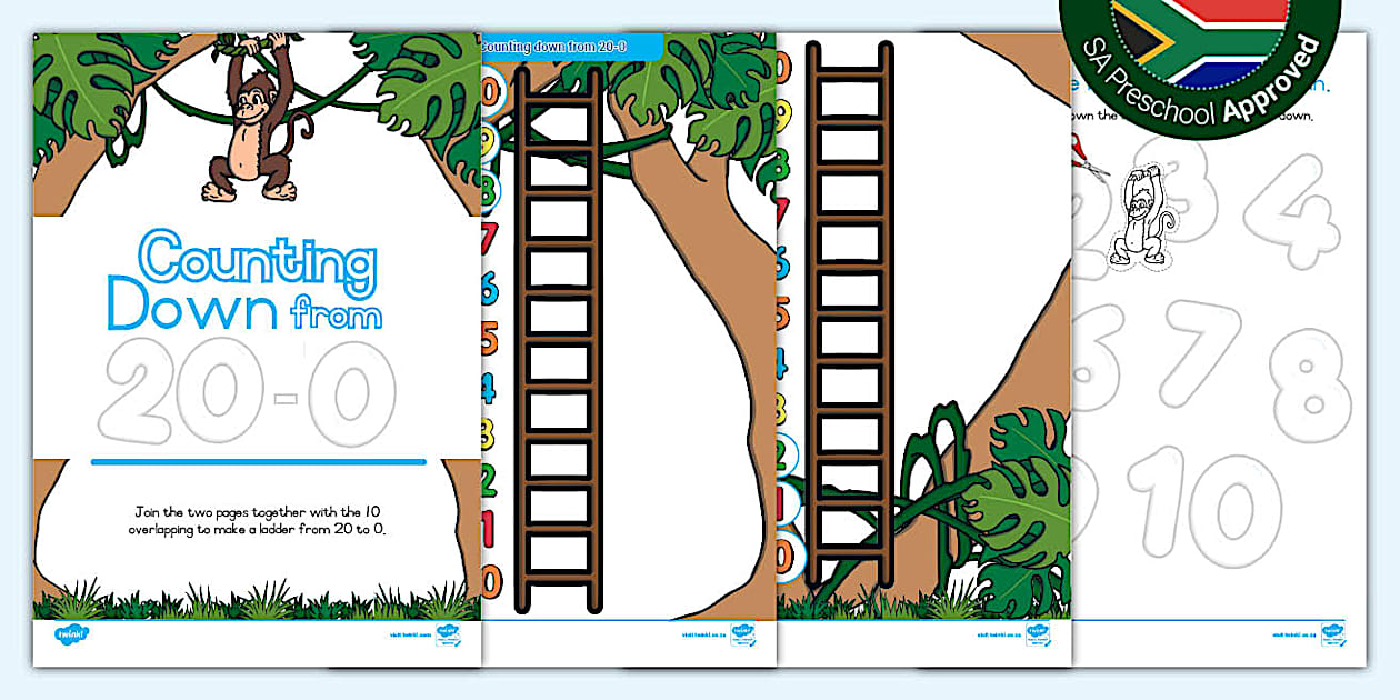 Counting Backwards From 20 - 10 (Teacher-Made) - Twinkl