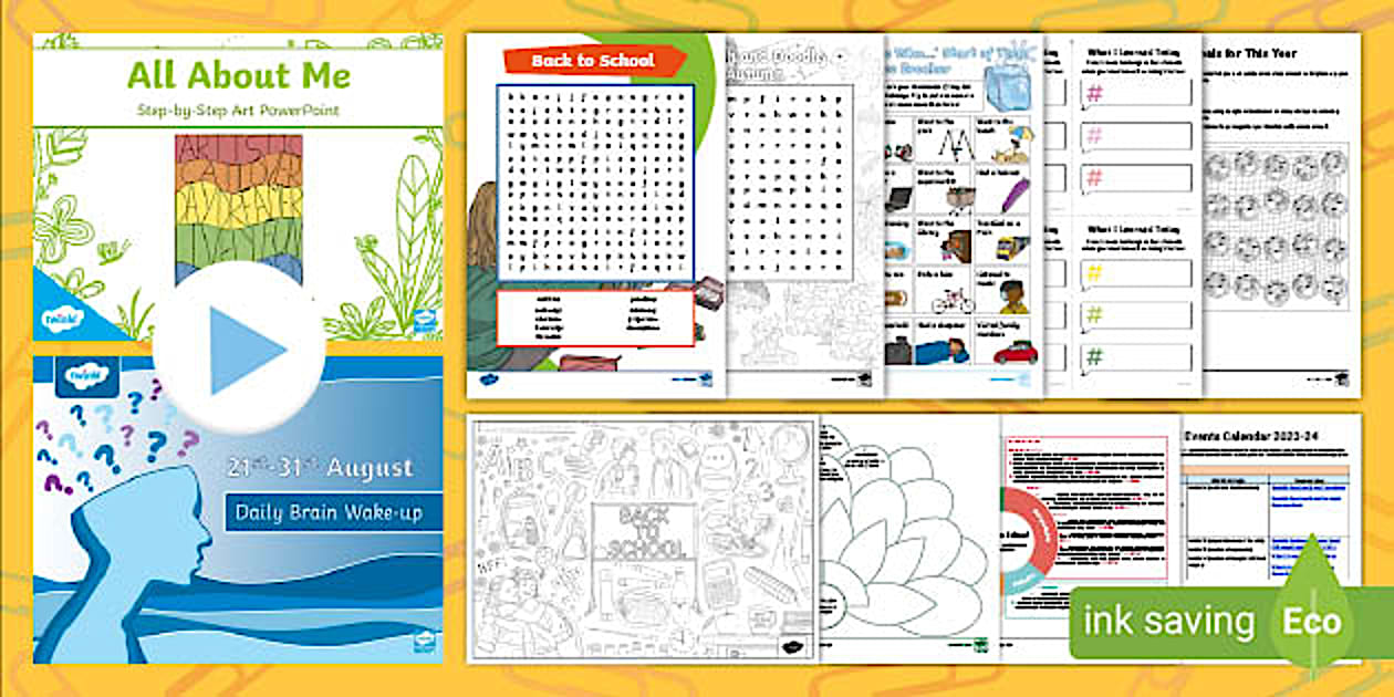 Back to School Second Level Resource Pack (teacher made)