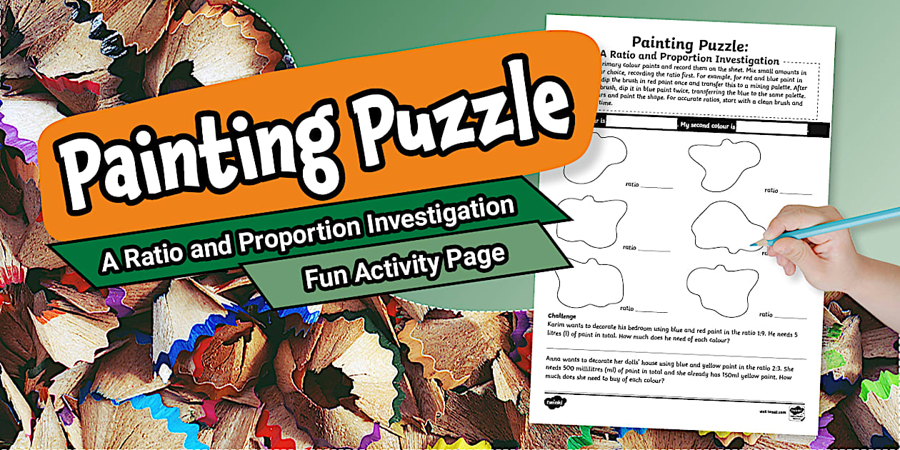 👉 Painting Puzzle: A Ratio and Proportion Investigation