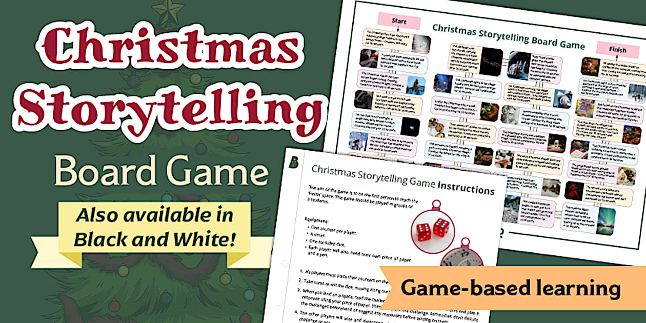 Christmas Storytelling Board Game