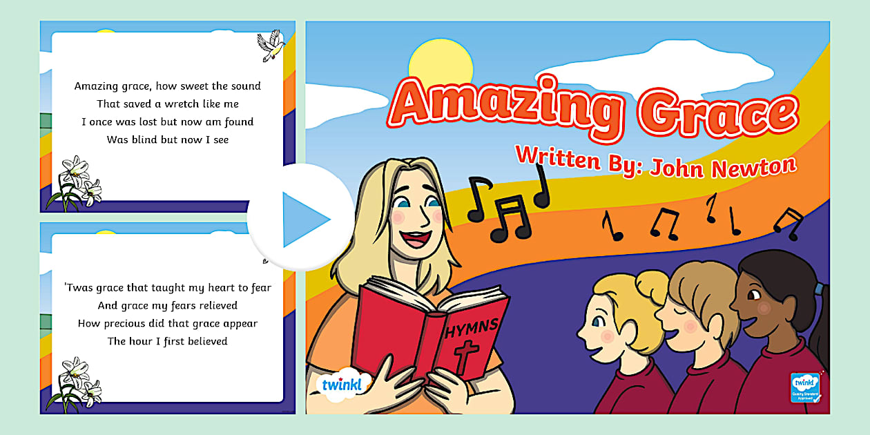 Amazing Grace Hymn Lyric PowerPoint