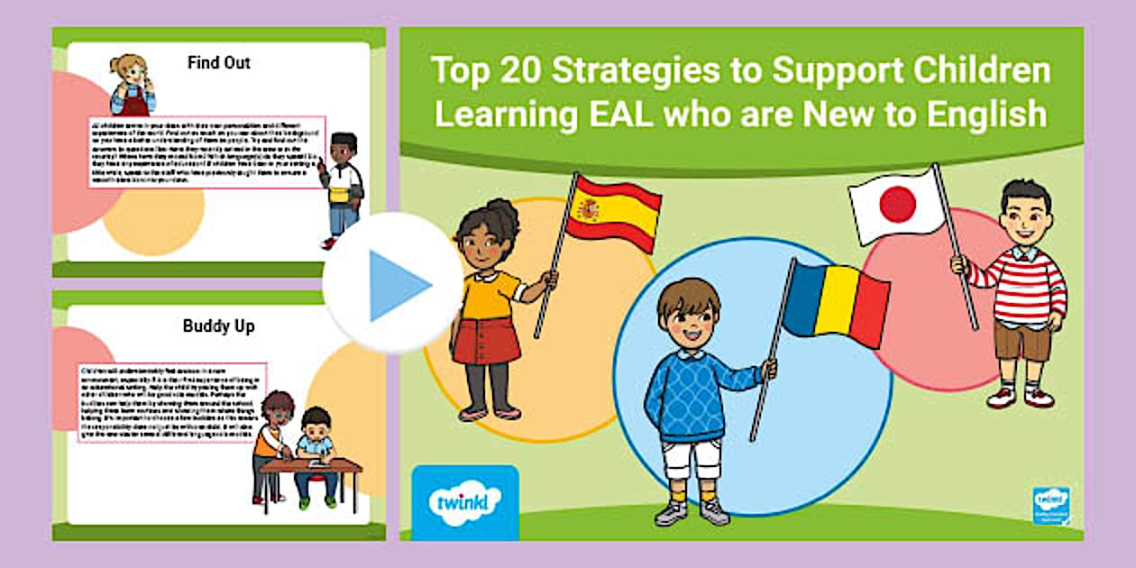 20 Strategies For Supporting Children Learning EAL | Twinkl