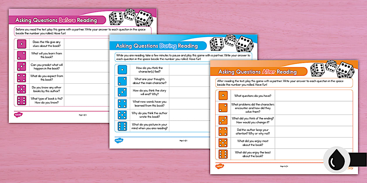 Reading Comprehension Canada: Questioning Dice Roll Game