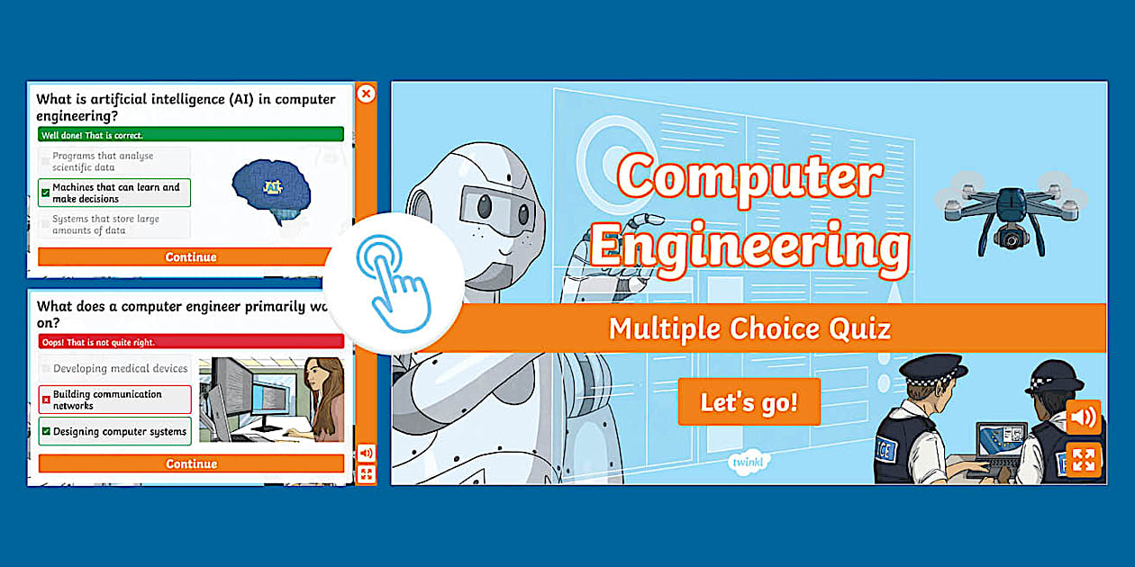 Computer Engineering Interactive Multiple Choice Quiz