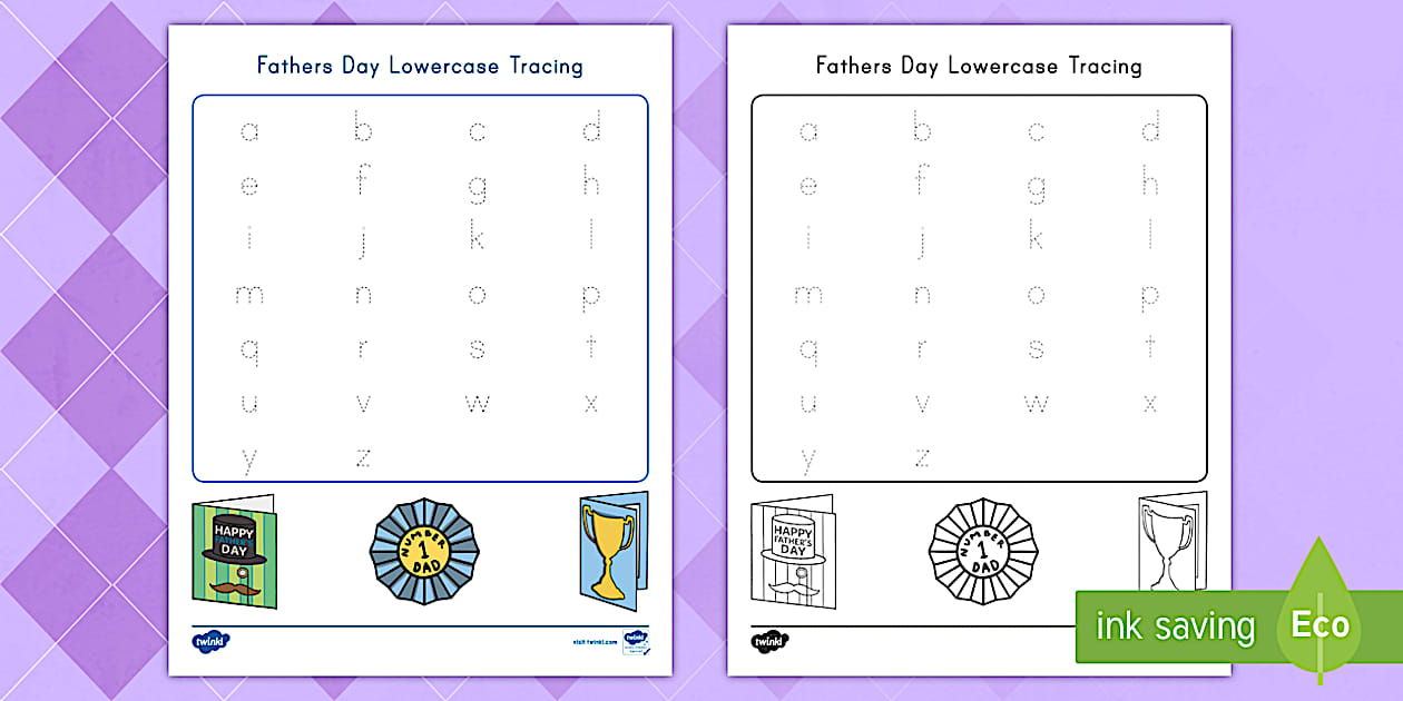 Father's Day Tracing Activity for Kids | Twinkl USA