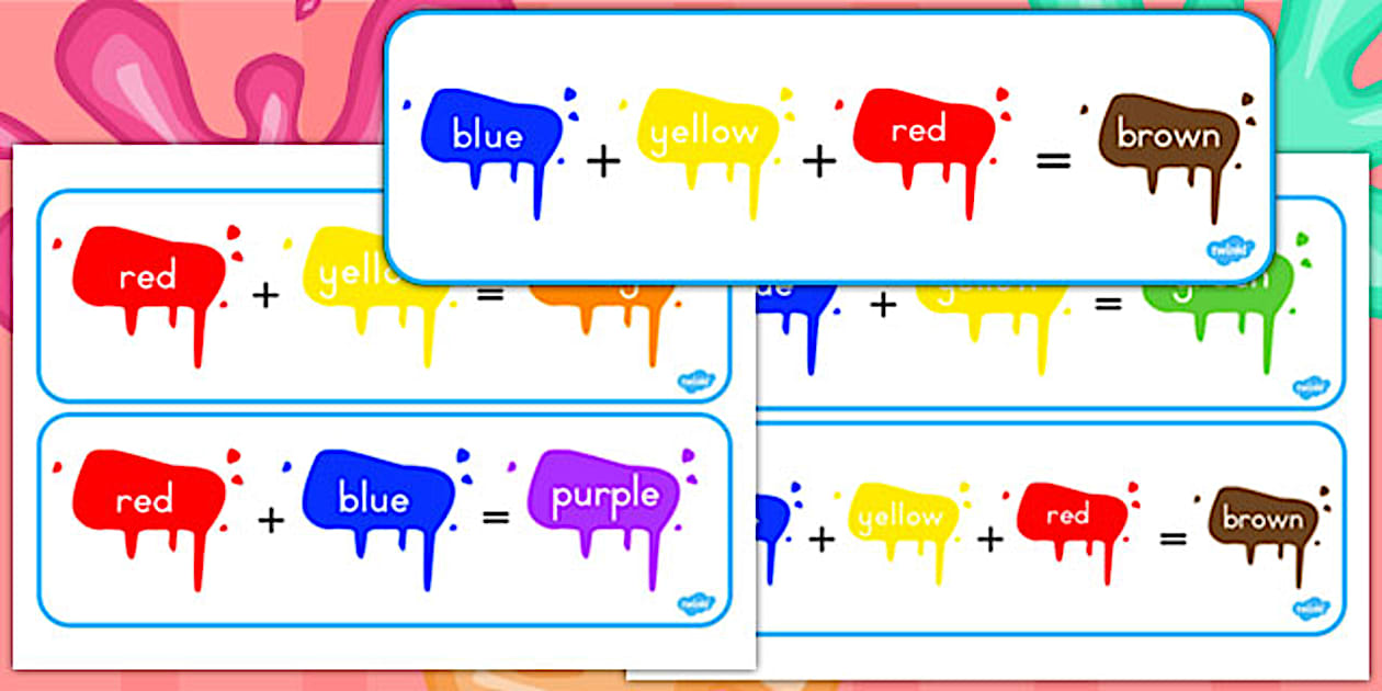 Colour Mixing Pack (Australia) (teacher made) - Twinkl