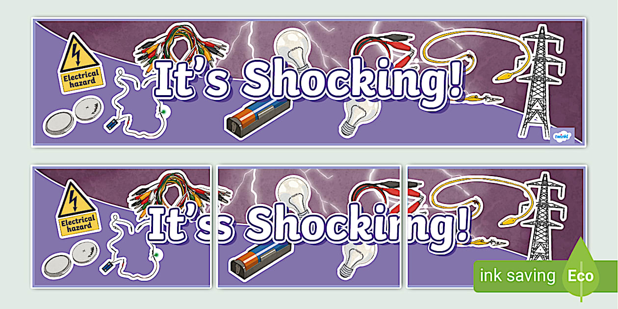 It's Shocking! Display Banner (teacher made) - Twinkl