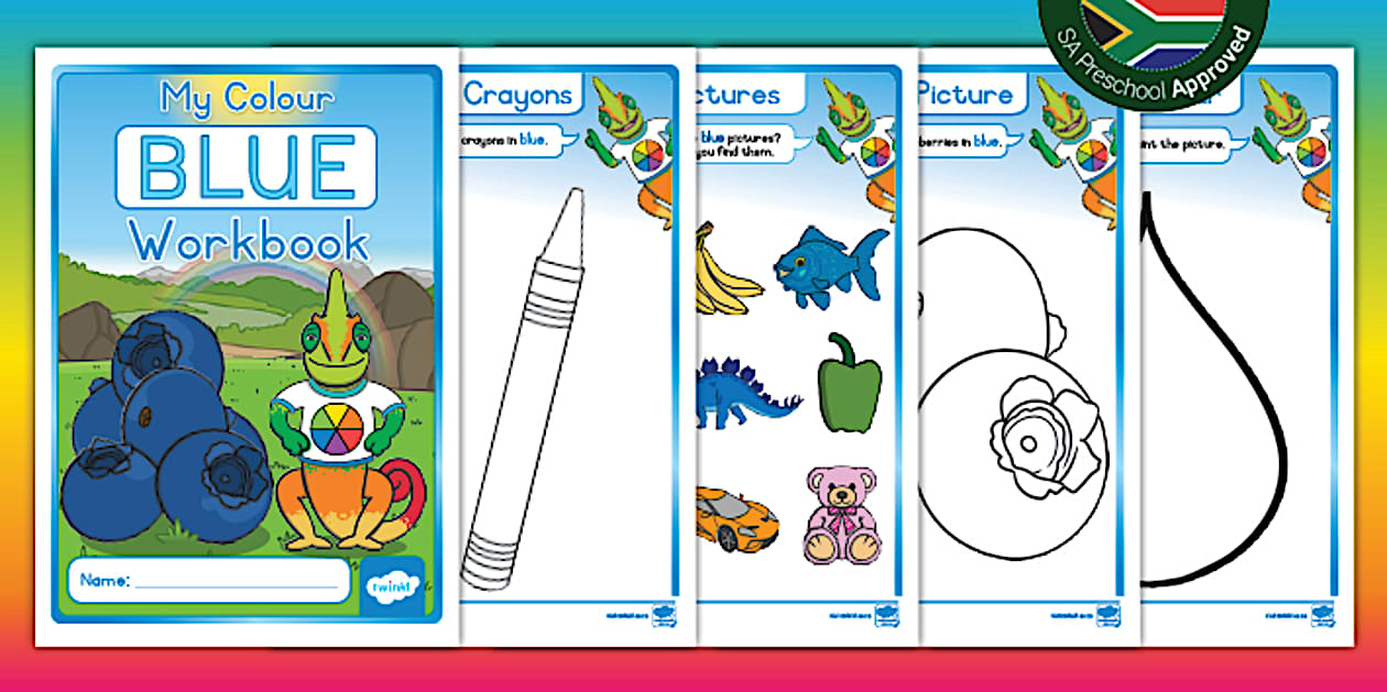 Preschool Numeracy: My Colour Blue Workbook (teacher made)