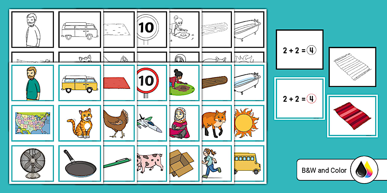 Printable CVC Pictures Activity for Kids | Twinkl USA