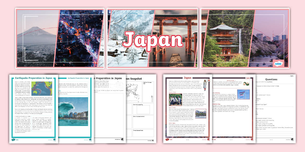 Asian Region Japan Pack | Japanese Geography | Twinkl