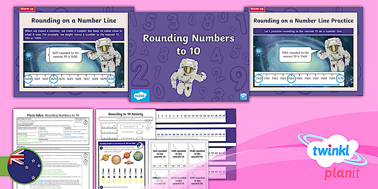 Level 3 Place Value: Rounding Numbers to the Nearest 10, 100 and 1000 ...