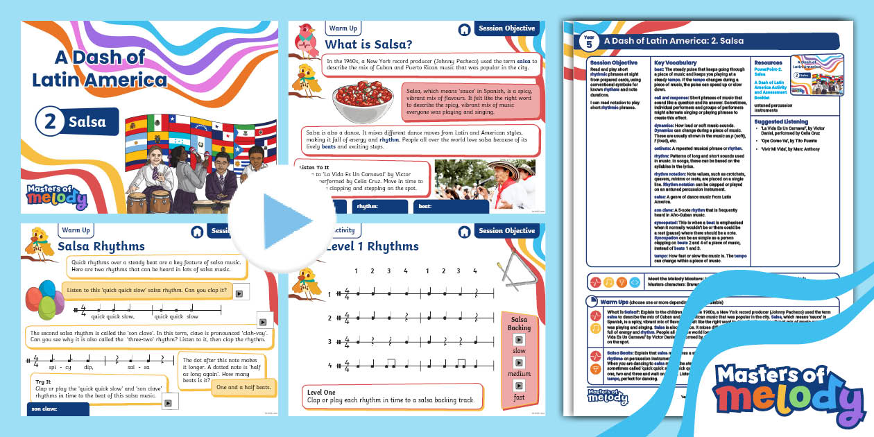 👉 Year 5 A Dash of Latin America - Session 2