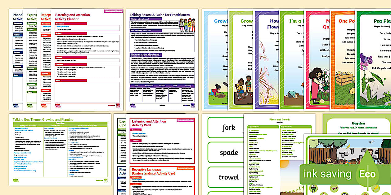 Growing and Planting: Talking Box Planning and Resource Pack