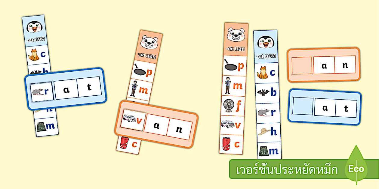คำศัพท์ Phonics (teacher made) - Twinkl