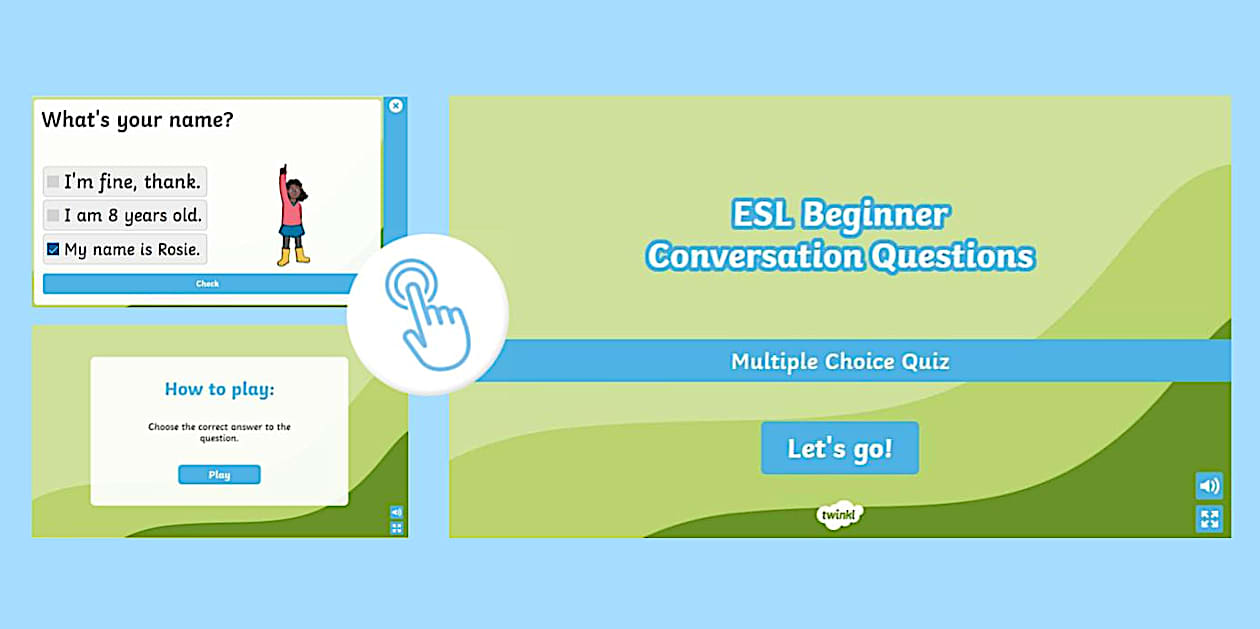 ESL Beginner Conversation Questions (teacher made) - Twinkl