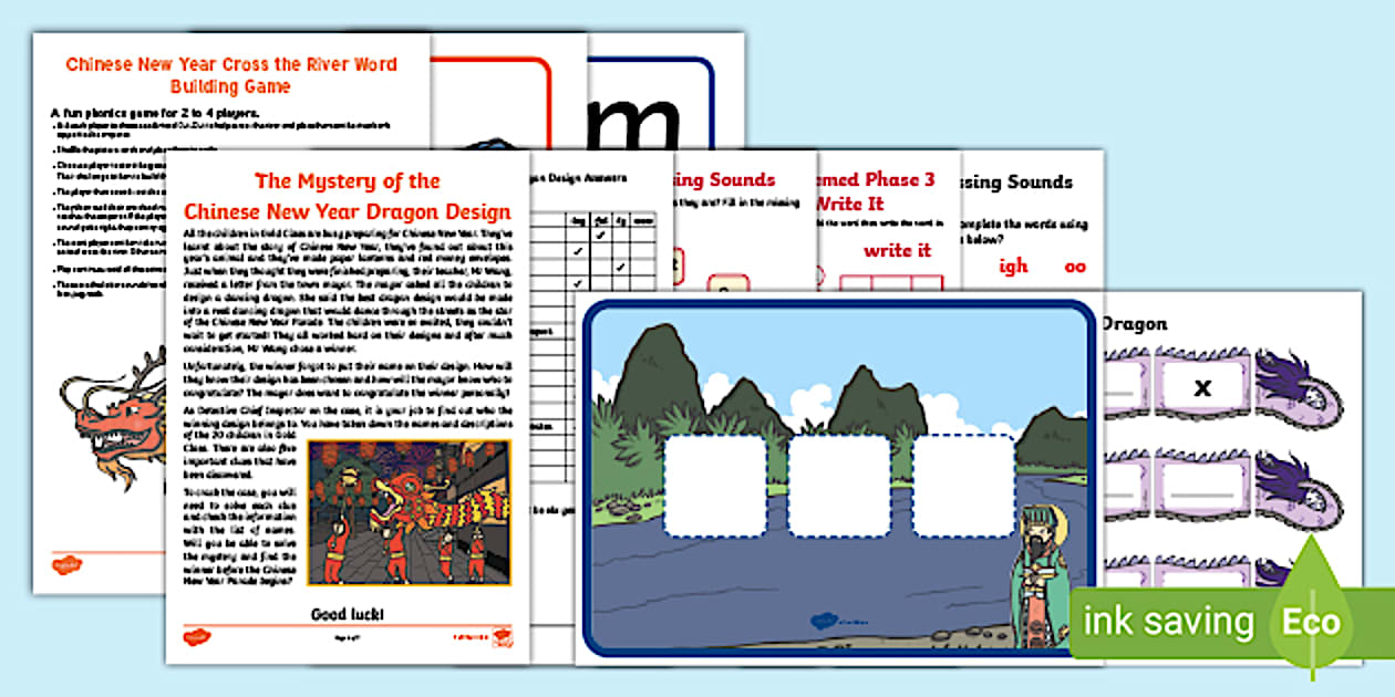 Chinese New Year Phonics Fun Bumper Pack (teacher made)