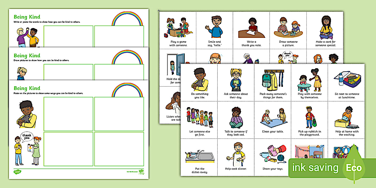World Kindness Day Inclusion Activity Sheet | Twinkl