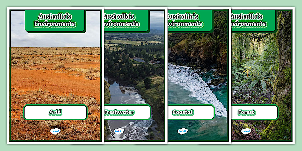 Australia's Environments Display Photo Posters - Twinkl