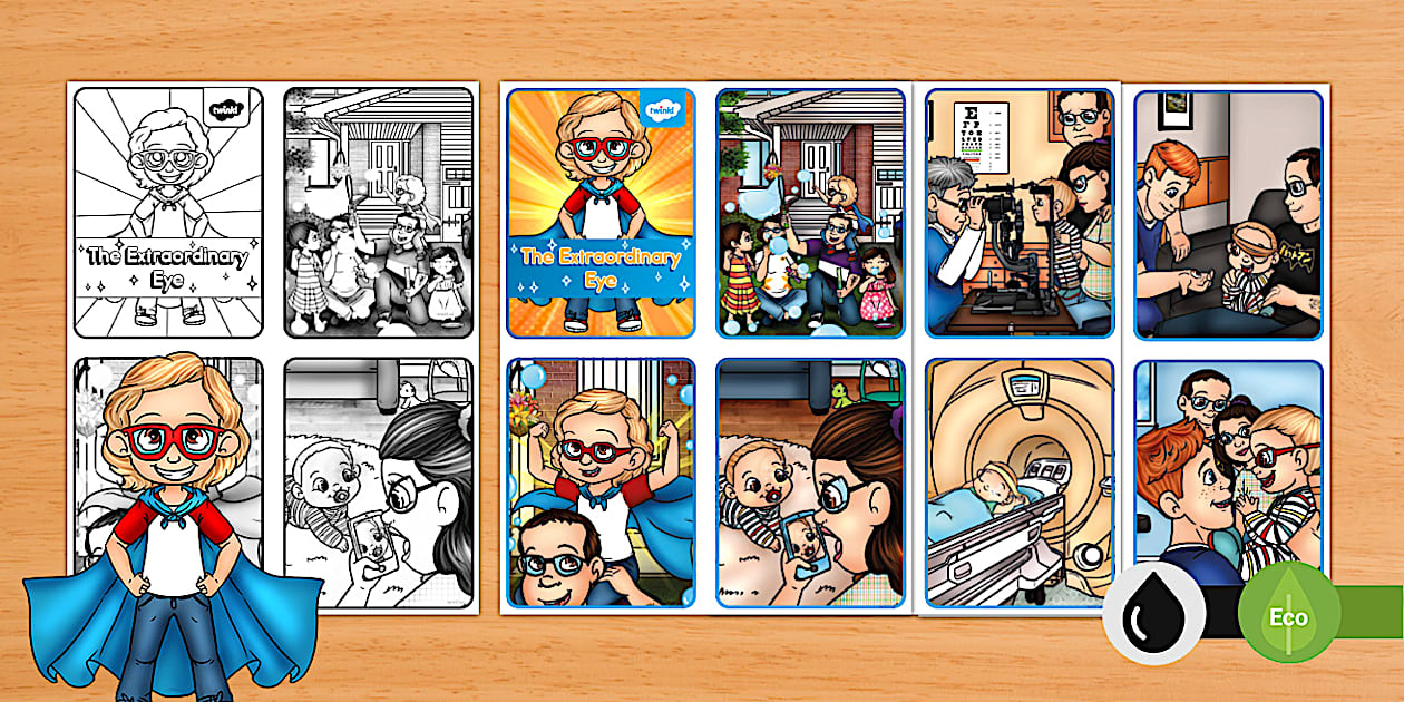 The Extraordinary Eye Story Sequencing Cards (teacher made)