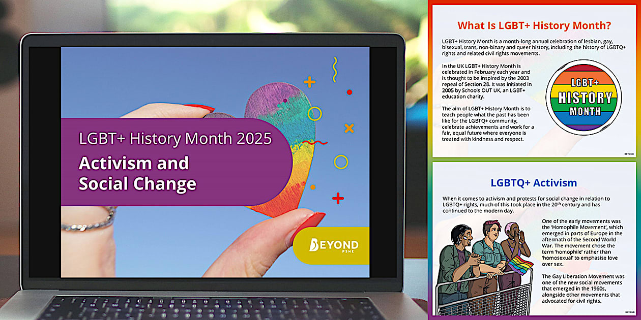 LGBTQ+ History Month Social Change (Lehrer gemacht) - Twinkl