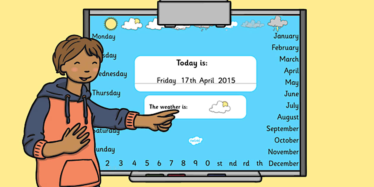 Todays Date Presentation Editable (Teacher-Made) - Twinkl