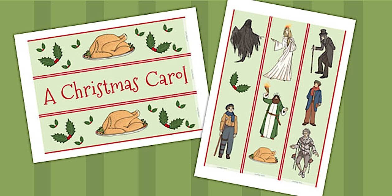 A Christmas Carol Display Borders (teacher made) - Twinkl