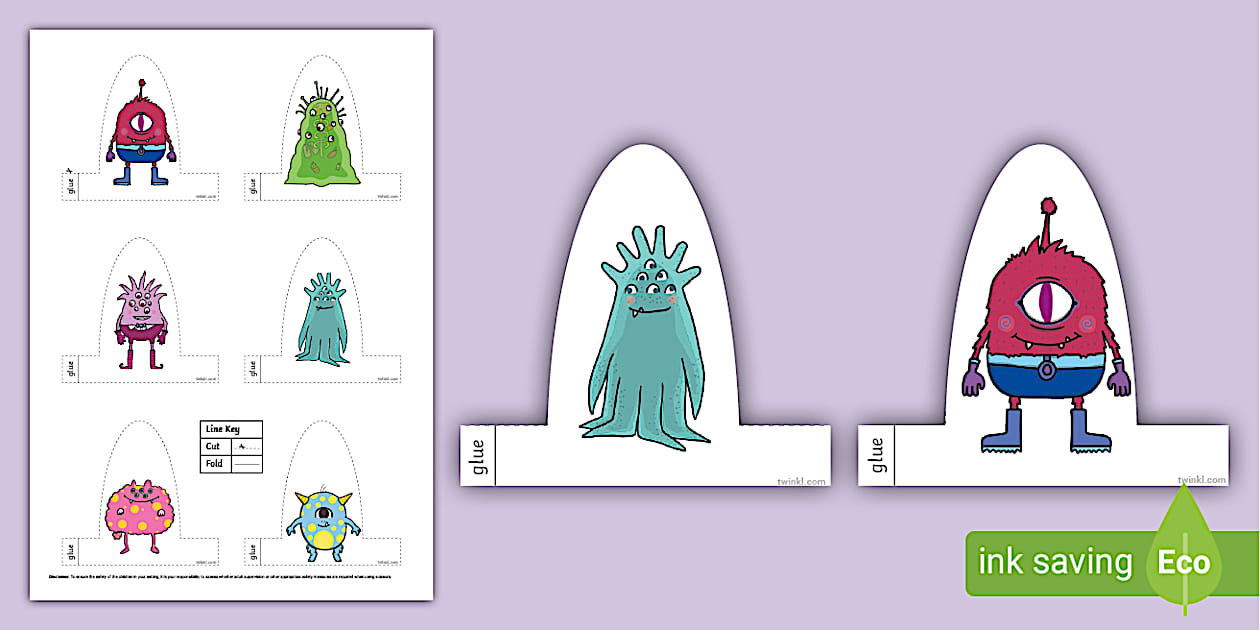 Alien Finger Puppets (teacher made) - Twinkl