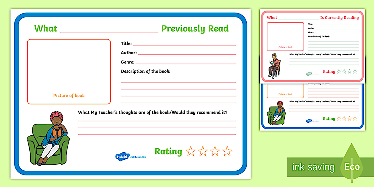 Editable What My Teacher is Reading Display Posters - Twinkl