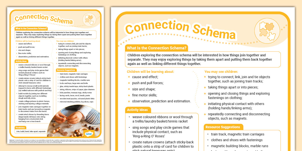 Connection Schema Information Poster (teacher made) - Twinkl
