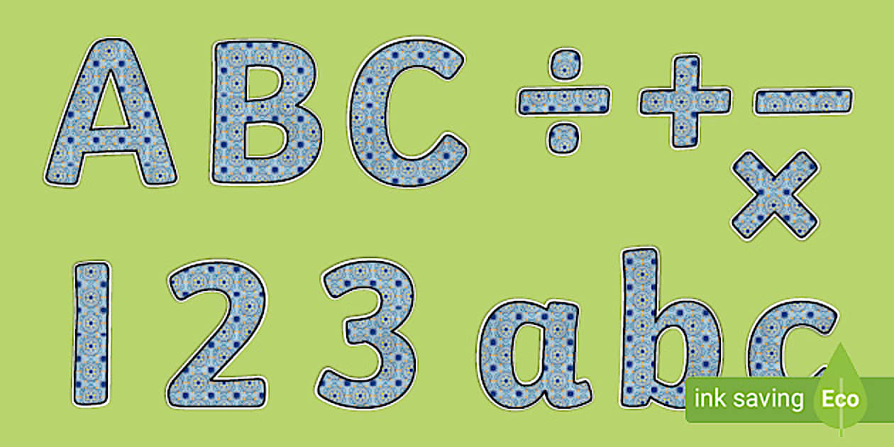 Spanish Talavera Lettering Pack (teacher made) - Twinkl