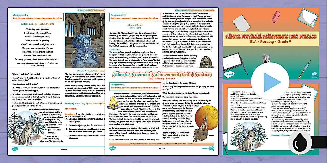 AB Testing Practice Grade 9 English Reading 2 (Teacher-Made)