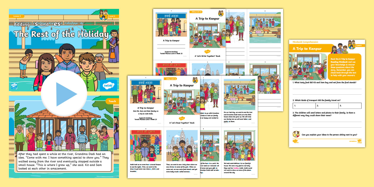 Adding -s and -es - Level 5 Week 23 Lesson 5 - Primary - KS1