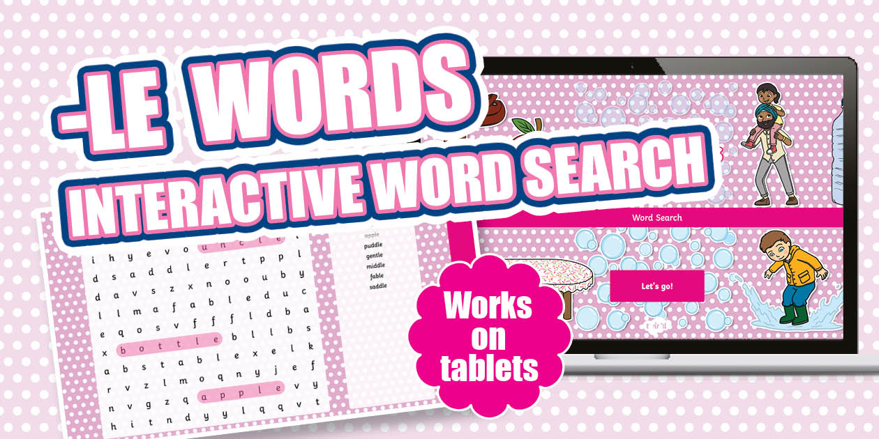 -le Words Interactive Word Search