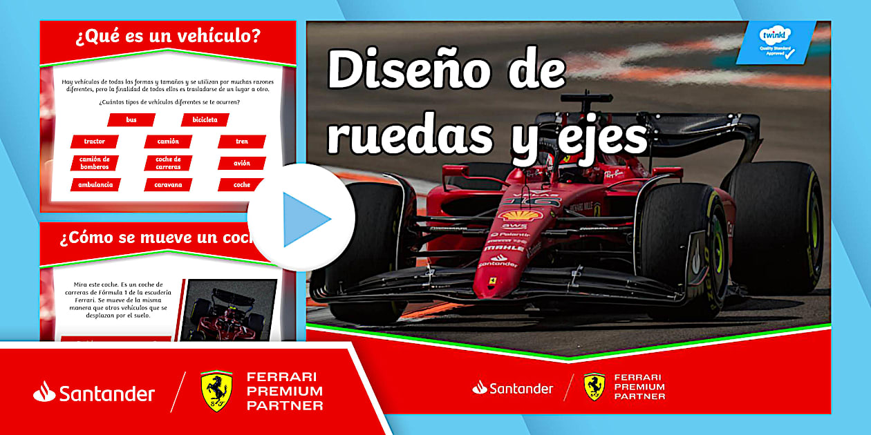 FREE! - Escudería Ferrari - Presentación: Diseño de ruedas y ejes