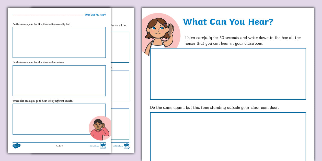 30 Second Sound Sheet (teacher made) - Twinkl