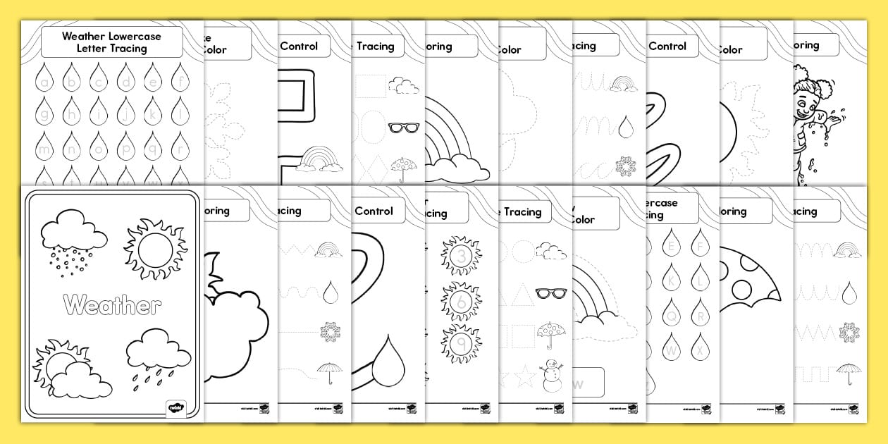 Weather Toddler Busy Book (Teacher-Made) - Twinkl
