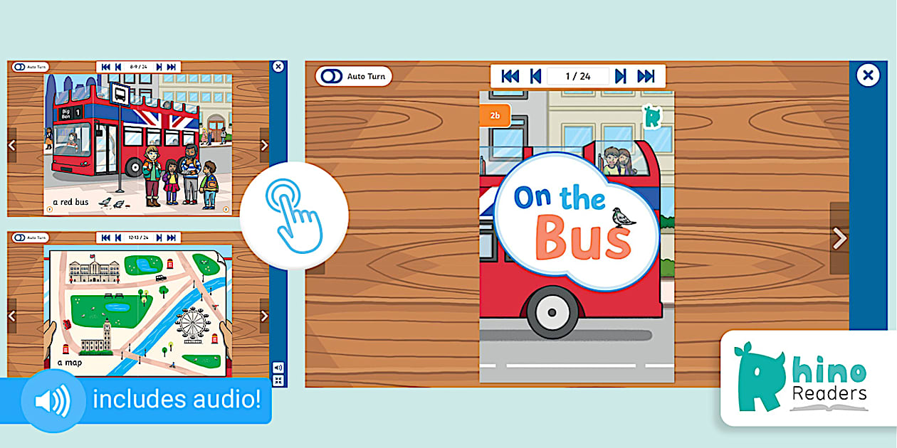 Level 2b Reading Scheme Book: On the Bus | Rhino Readers