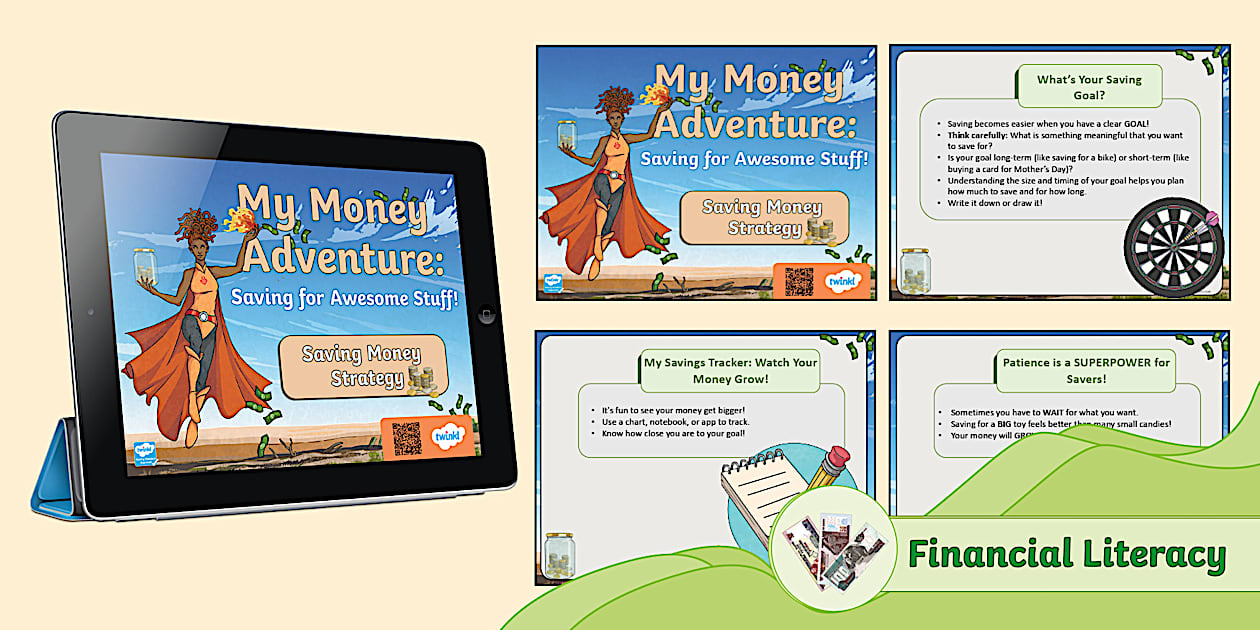 Saving Money Plan PowerPoint (teacher made) - Twinkl